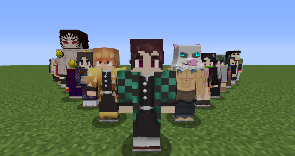 Minecraft Demon Slayer Machinima Pack