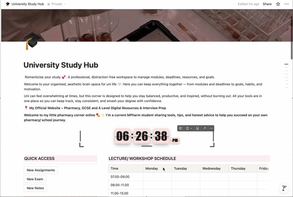 The University Study Hub 🎓