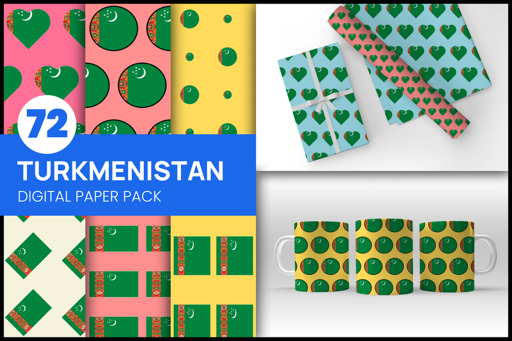 Turkmenistan Seamless Patterns