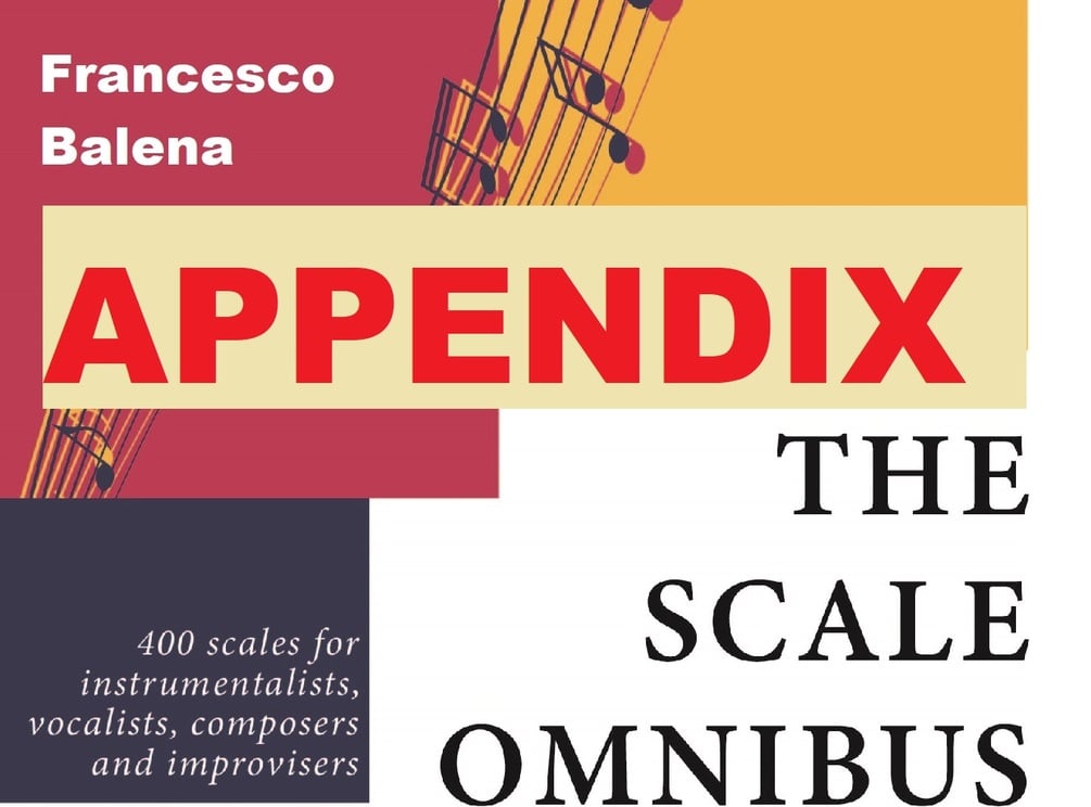 APPENDIX of The Scale Omnibus