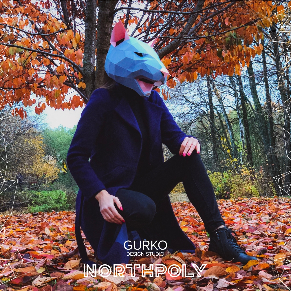 Evil Rat Mask Papercraft, Mouse, Pdf, Gurko, Pepakura, Template, 3D ...