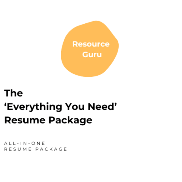 The 'Everything You Need' Resume Package