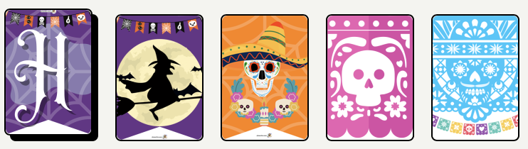 Banderines Halloween