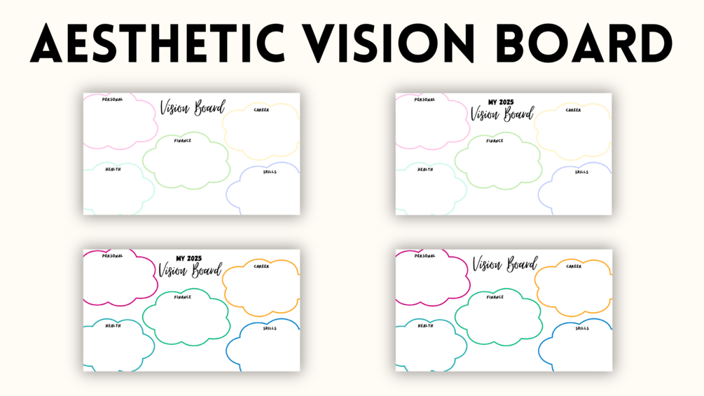 Aesthetic Vision Board Kit