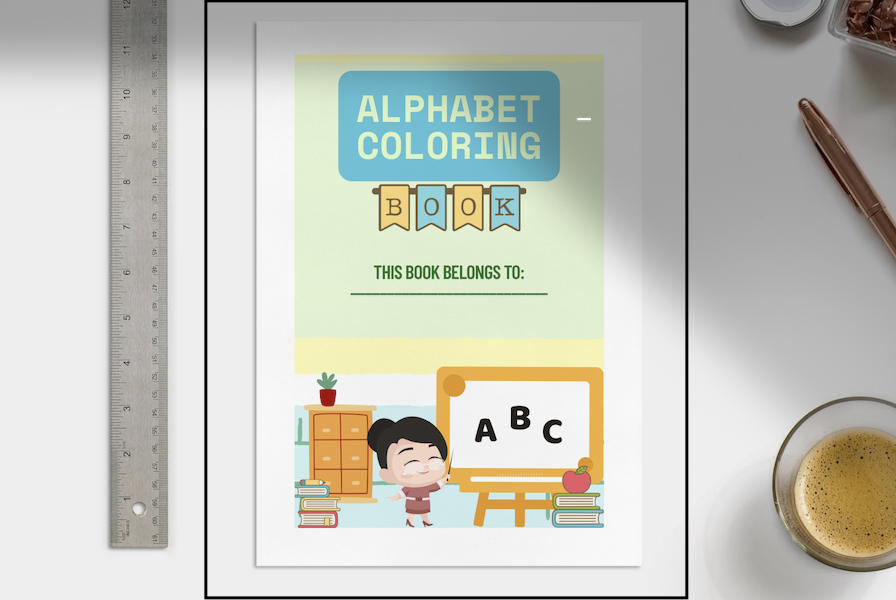 ALPHABET COLORING BOOK