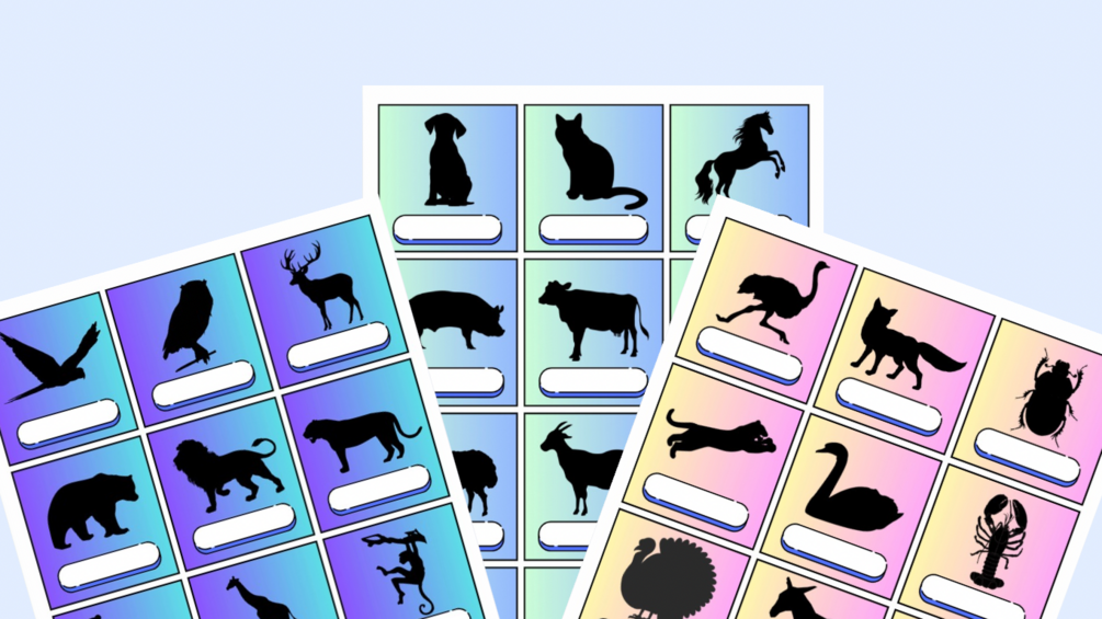 GUESS the 60 most common animals flashcards (all languages)