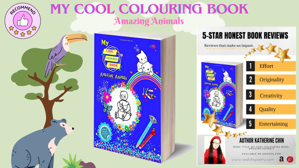 My Cool Colouring Book : Amazing Animals ( Having loads of fun, with ...
