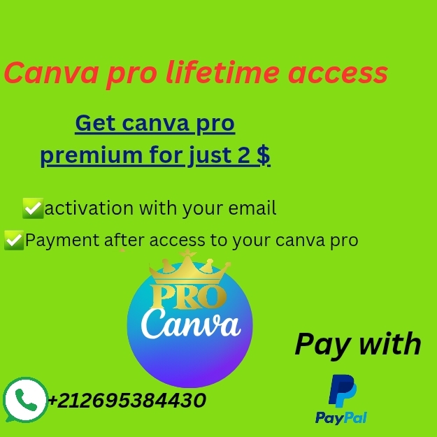 Canva pro subscription for a cheap price
