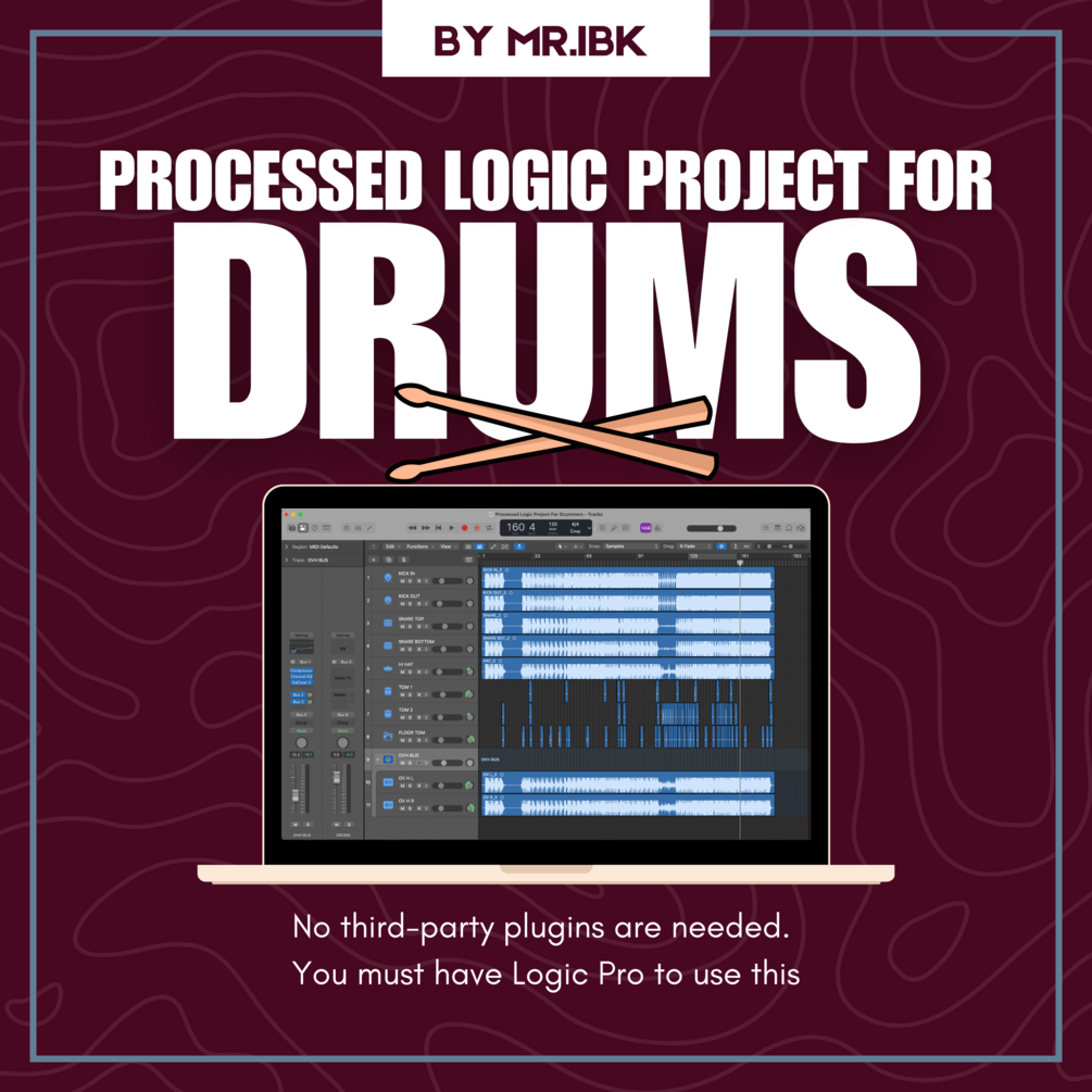 Processed Logic Project For Drums
