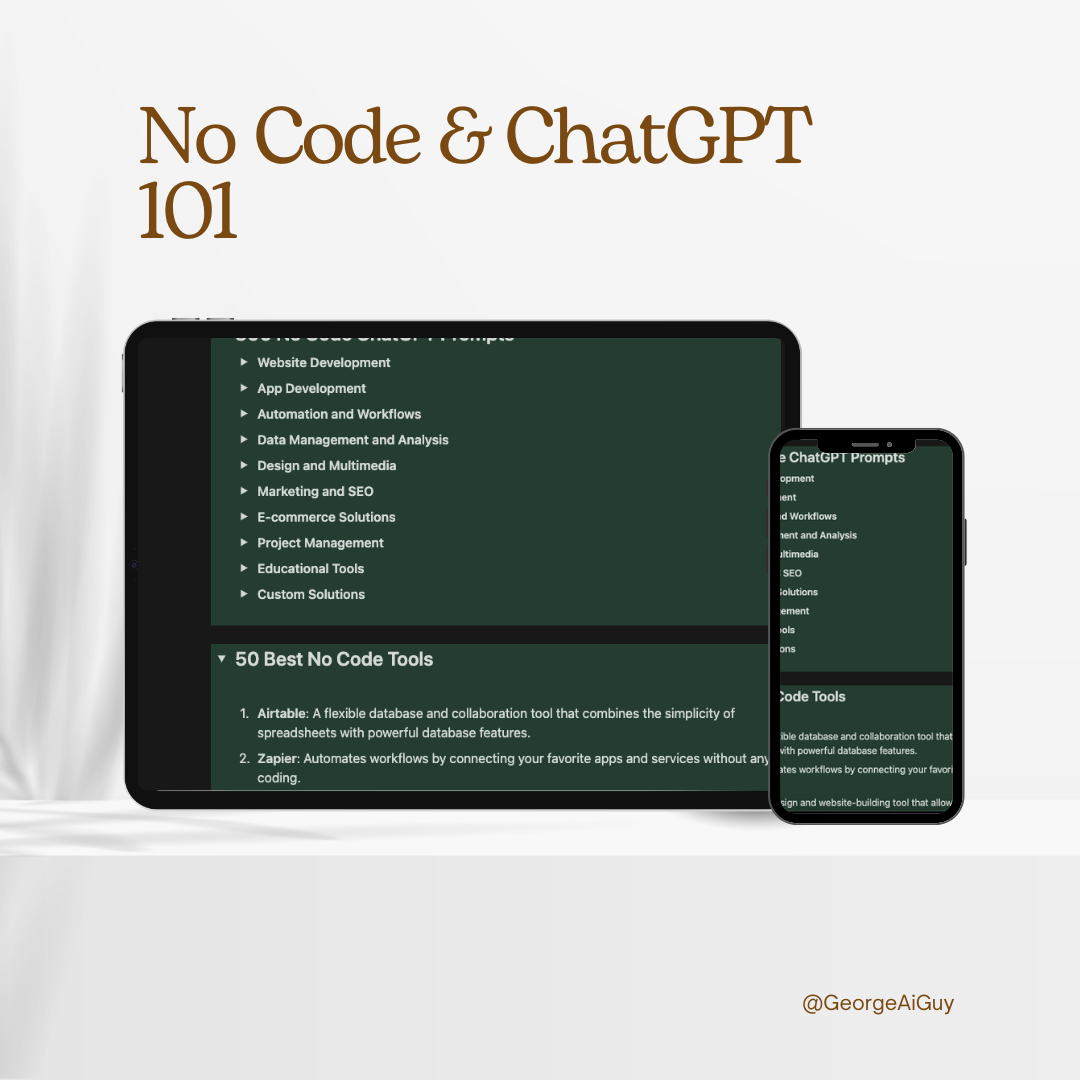 No Code & ChatGPT 101