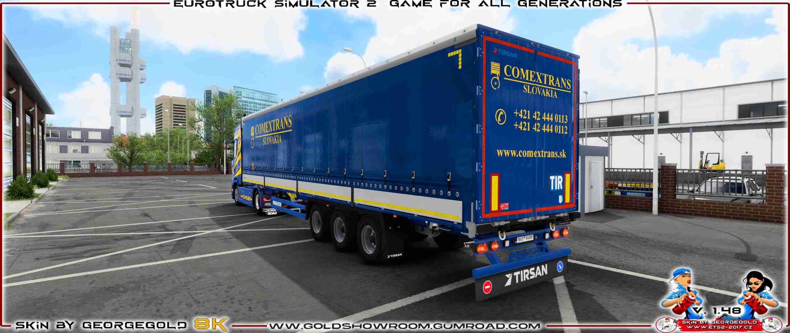 ETS 2 Skin Combo Scania S NG Comextrans