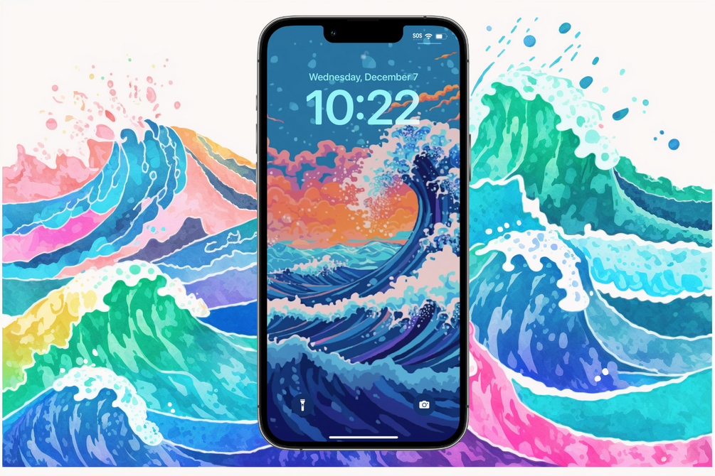 Beautiful Waves Wallpaper Pack by Empires Mobile