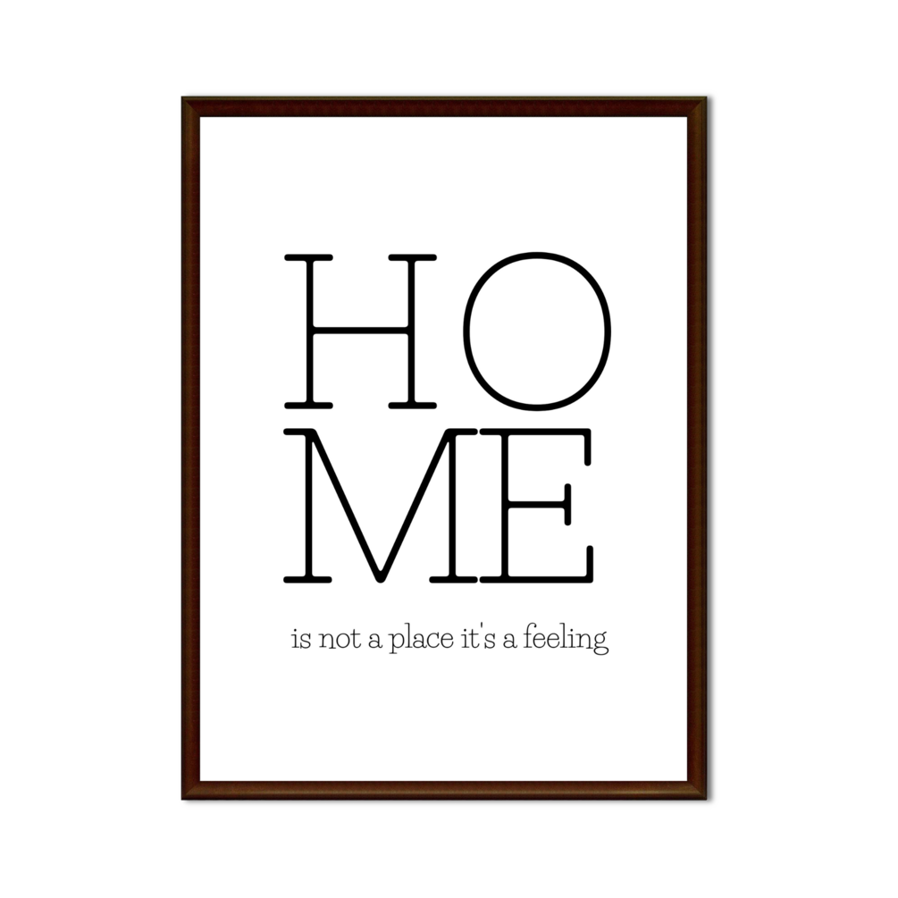 HOME Wall Art Print
