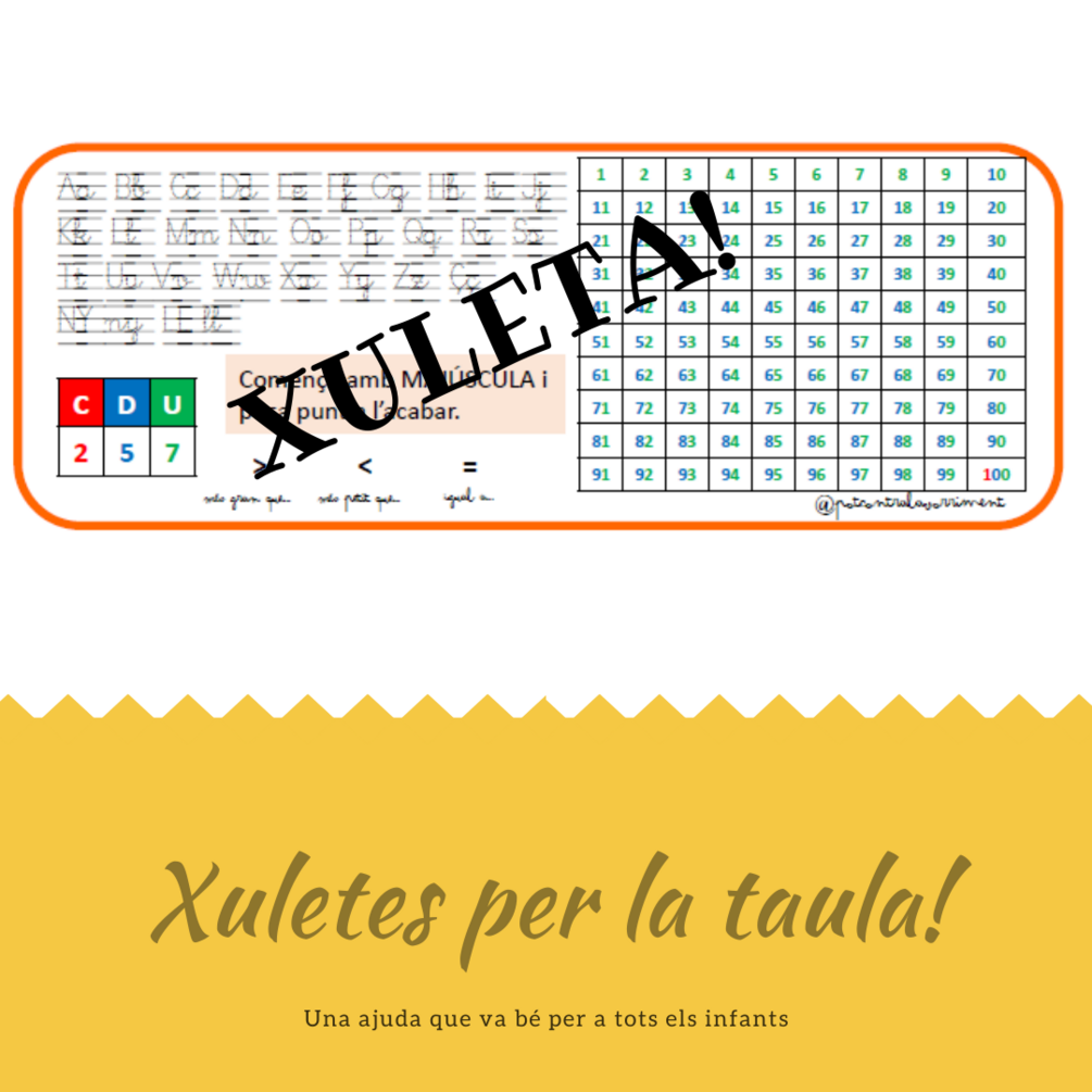 Xuletes per la taula CI