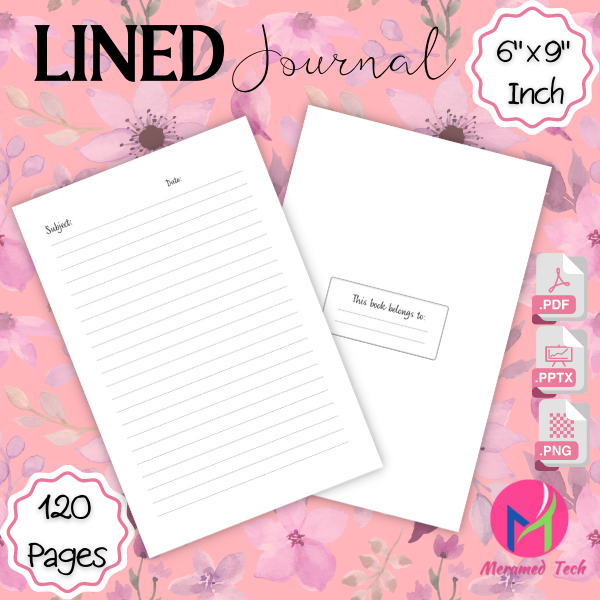 Lined Journal | KDP Interior