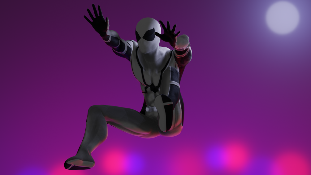 Future Foundation Spider-Man 3D FBX model (FBX Model and textures ...