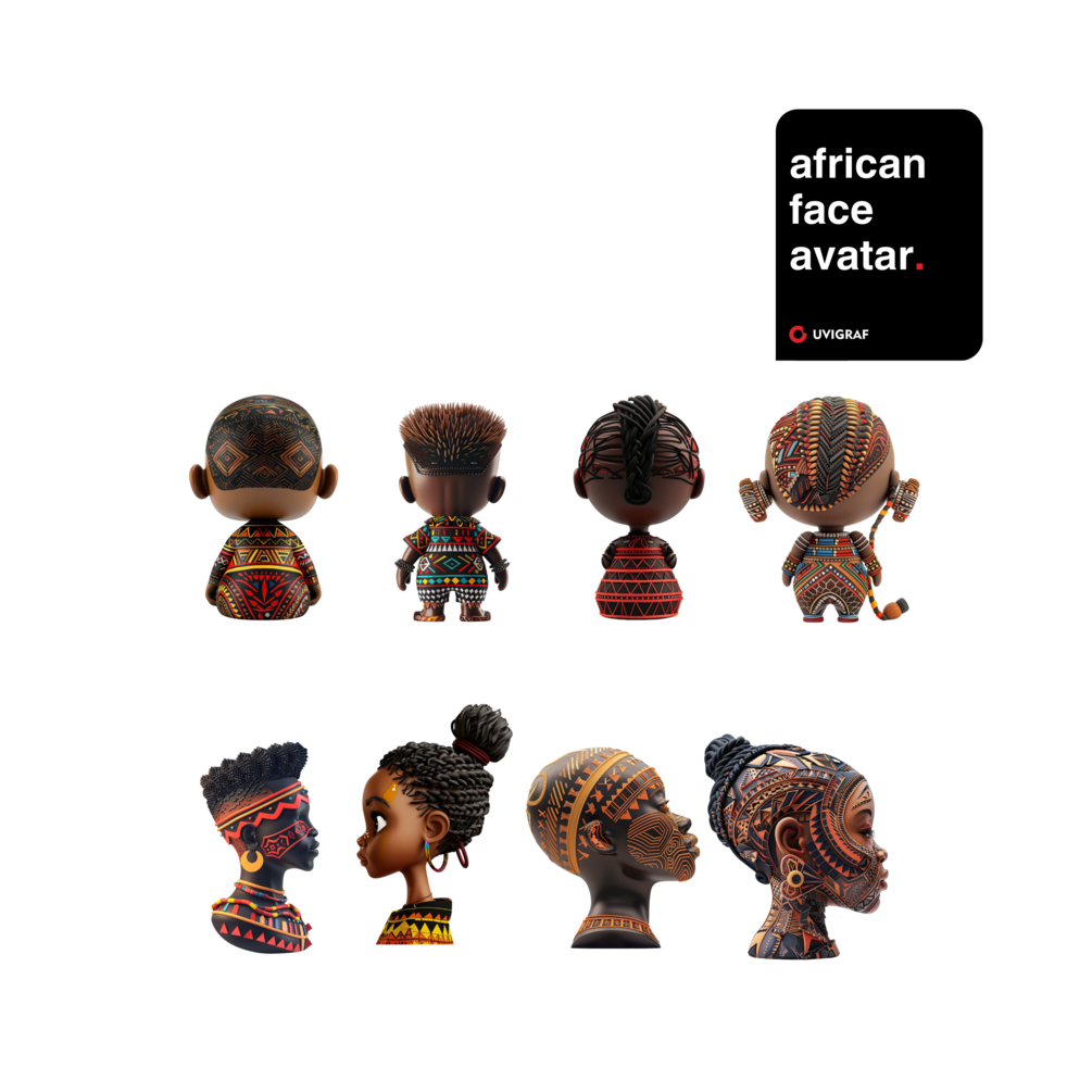 Premium Tribal African Avatar – Unique & High-Quality Digital Art | ia.1