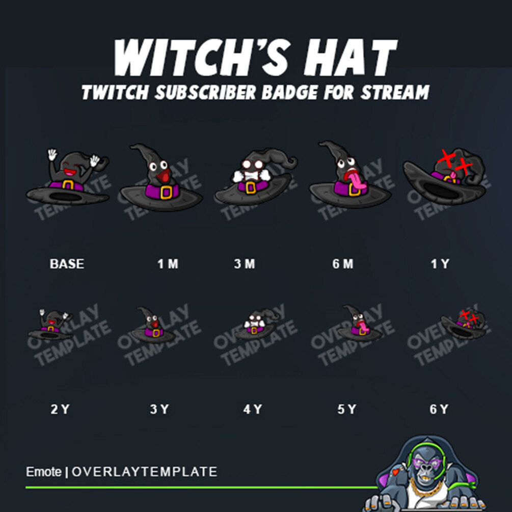 Witch Hat – Emotes