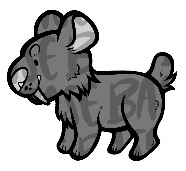 [P2U] saber cat base || PNG + PSD