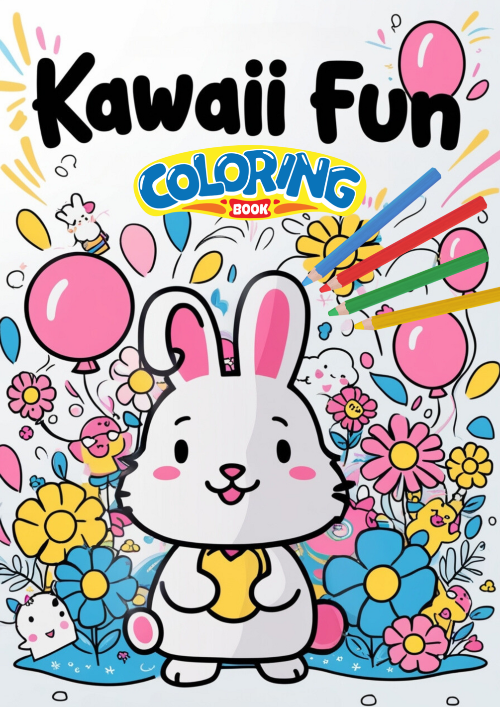 Cute Kawaii Coloring BOOK