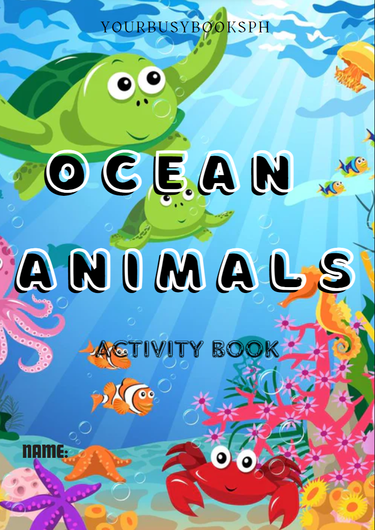 Ocean Animals Activity Book
