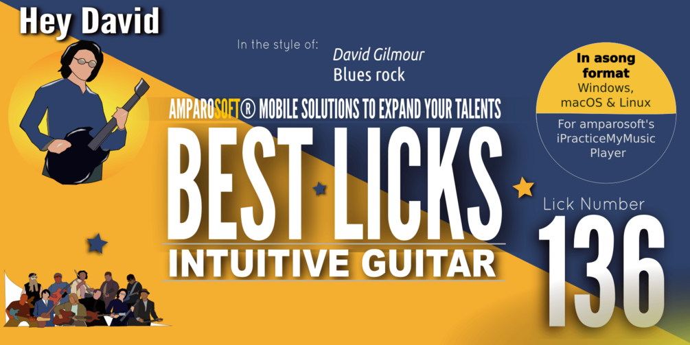 Lick 136 - Hey David from "Best Licks - Intuitive Guitar" Series (.asong)