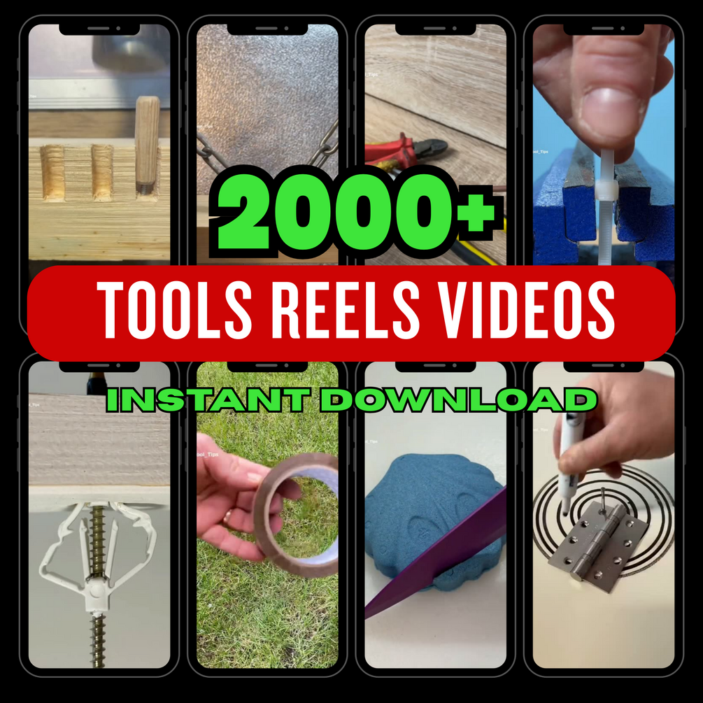 2000+ Tools Reels Videos Pack | MRR | PLR