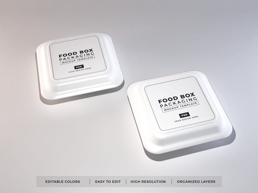 Food Box Mockup Vol 10