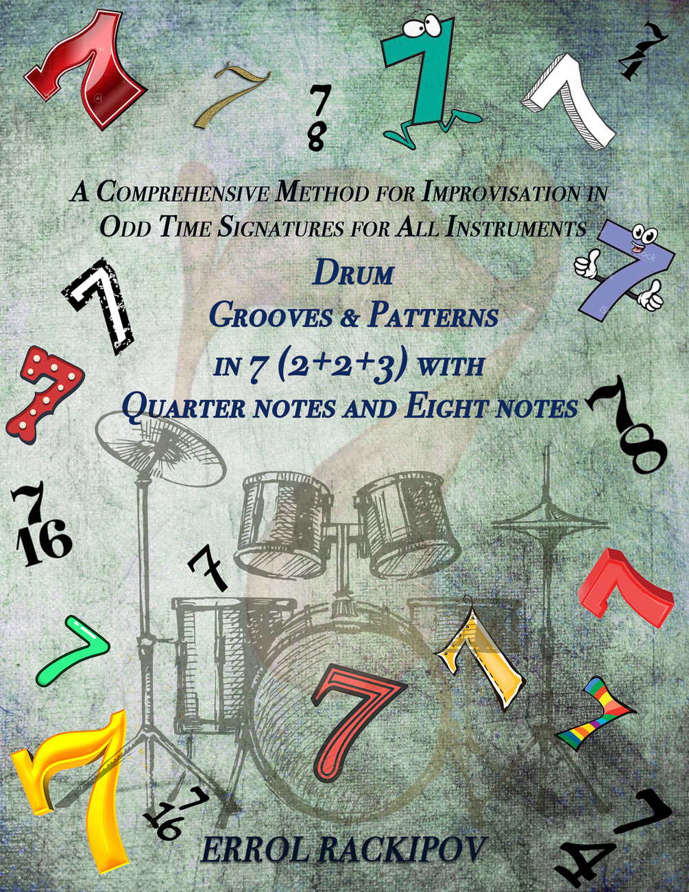 Drum Grooves (Percussion instruments) in 7 (2+2+3) with Quarter notes ...