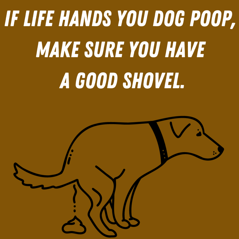Print - If life hands you dog poop..