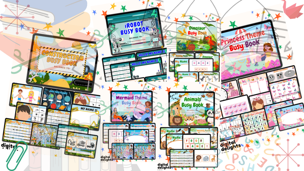 BUSY BOOKS FOR CHILDREN