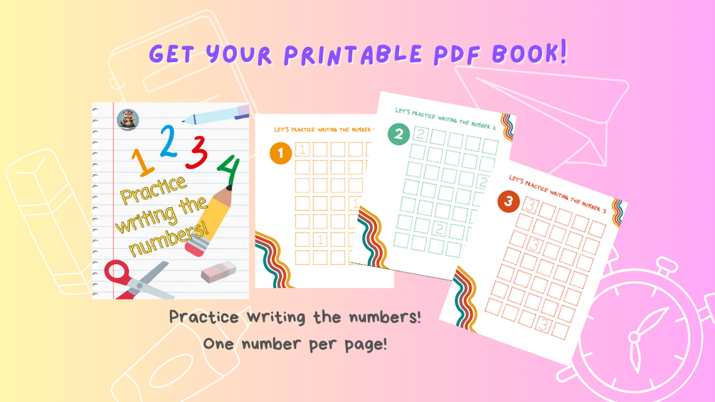 Fun with Numbers: A Practice Workbook for Kids! (Ages 3-5)