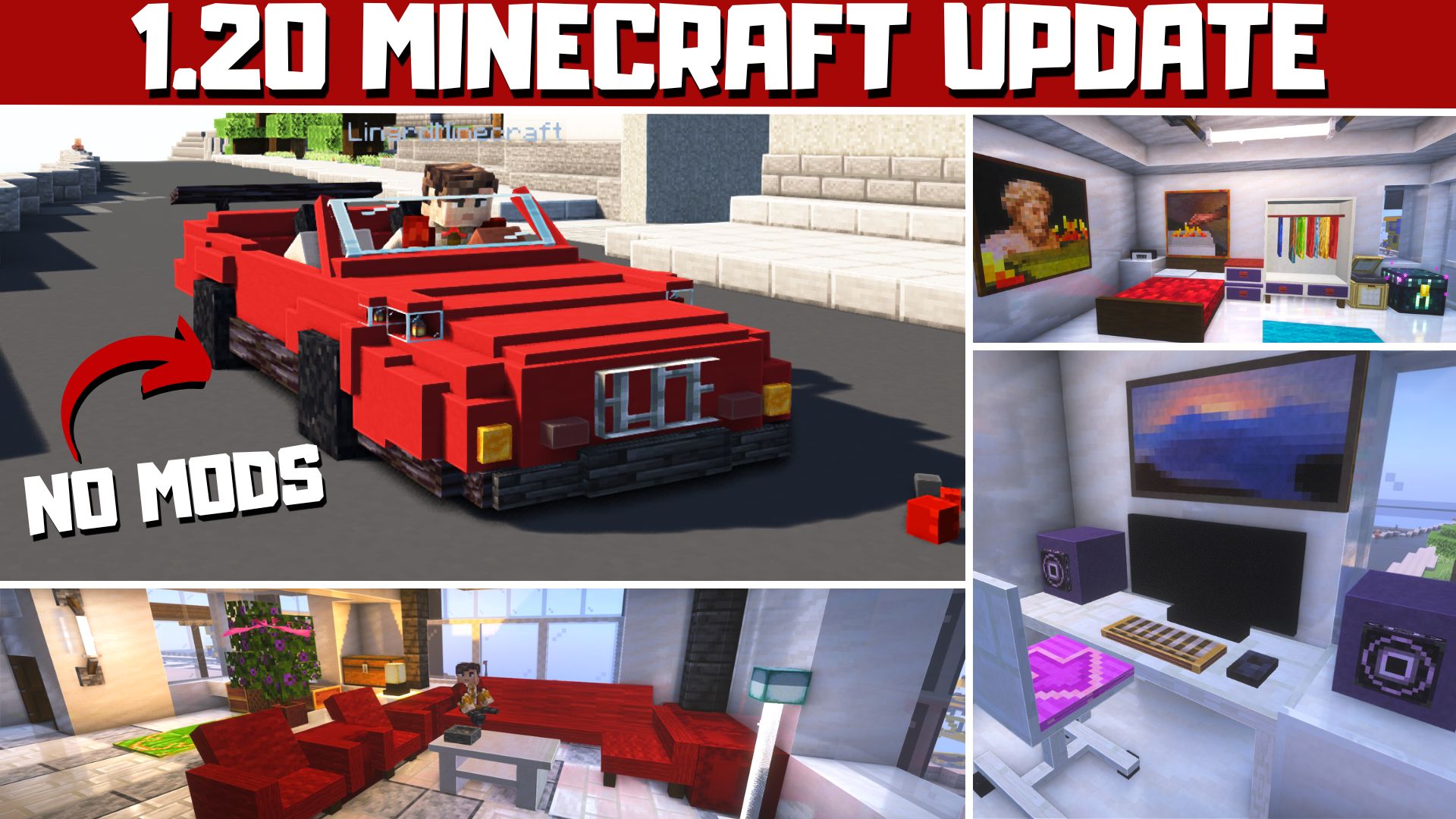 I Made NEW Decoration Blocks in Minecraft 1.20 - Linard