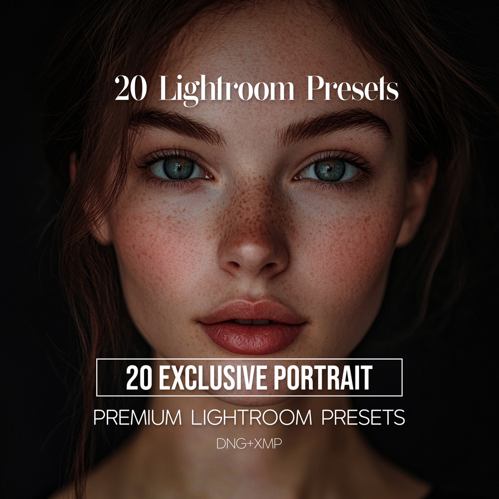 20 Premium Portrait Lightroom Presets | Face Bright beauty vibrant ...