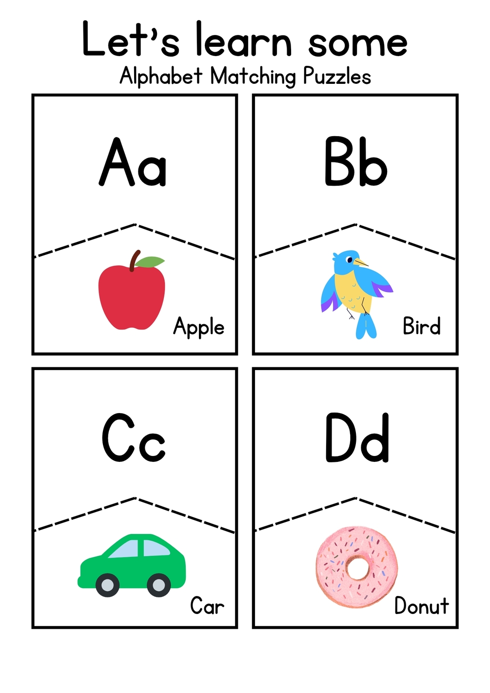 Alphabet's Matching Puzzle