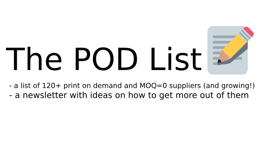 The POD List 📝
