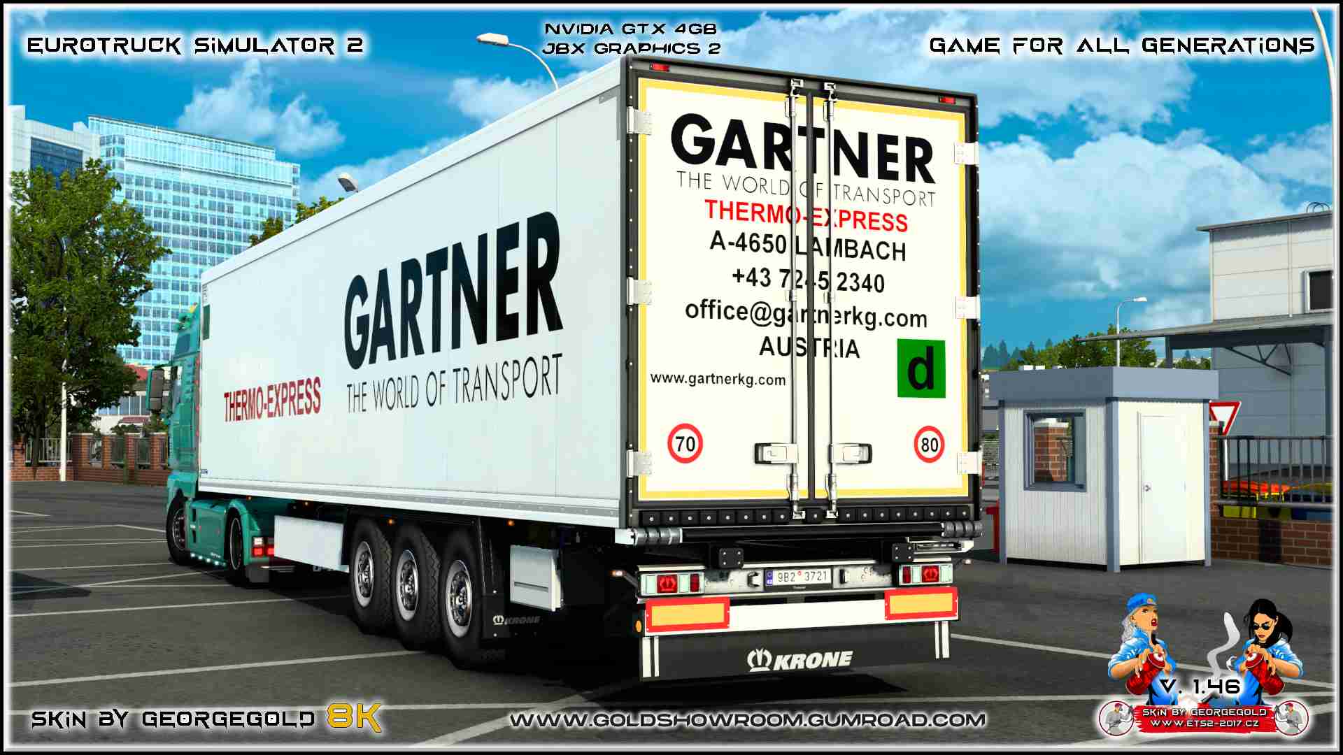 ETS 2 Skin Combo MAN TGX E6 by Gloover Gartner