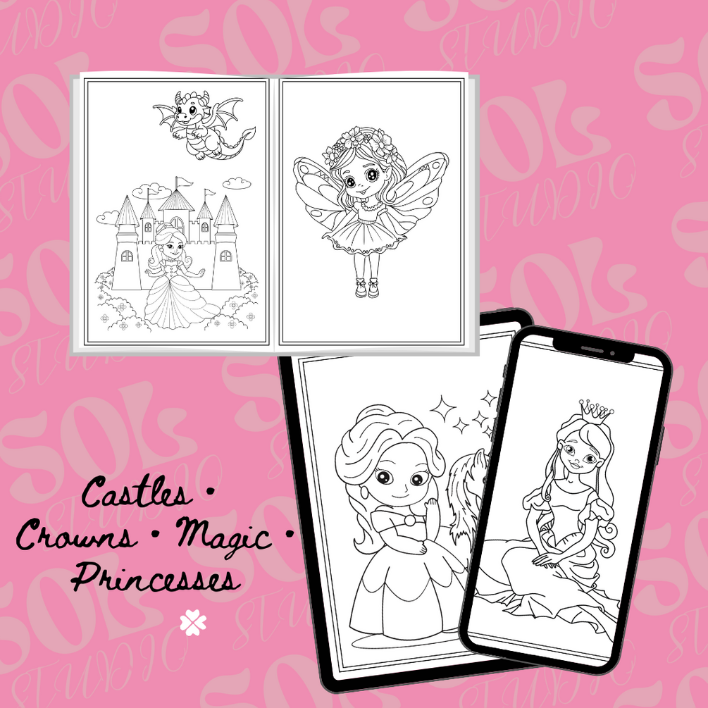Fairy Tale Dreams: A Princess Coloring Book | PDF Download