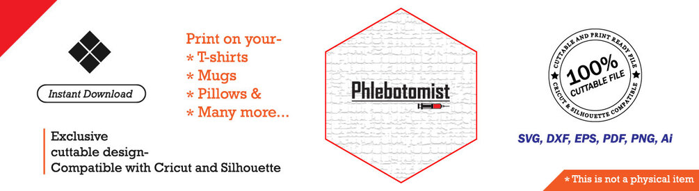 Phlebotomist SVG, Funny Medical SVG Cut File, Blood Draw Nurse Cricut ...