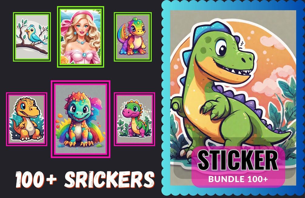 Cuteness Overload: Unveiling the {100+ Stickers Bundle} Adorable ...