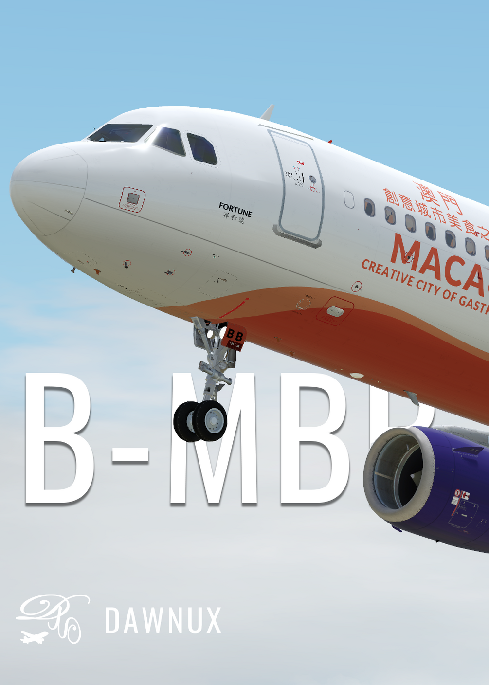 Flight Sim Labs Air Macau A321 B-MBB for P3D