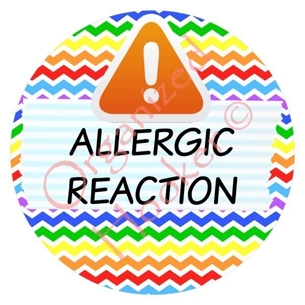 ALLERGIC REACTION Planner Sticker - Digital Download