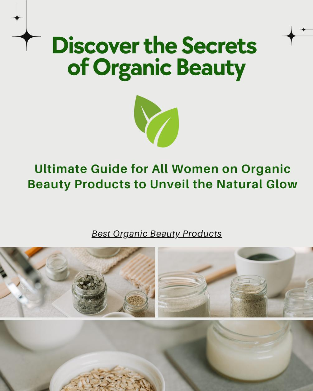 Ultimate Guide for All Women on Organic Beauty Products to Unveil the ...