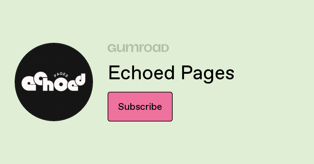 Echoed Pages