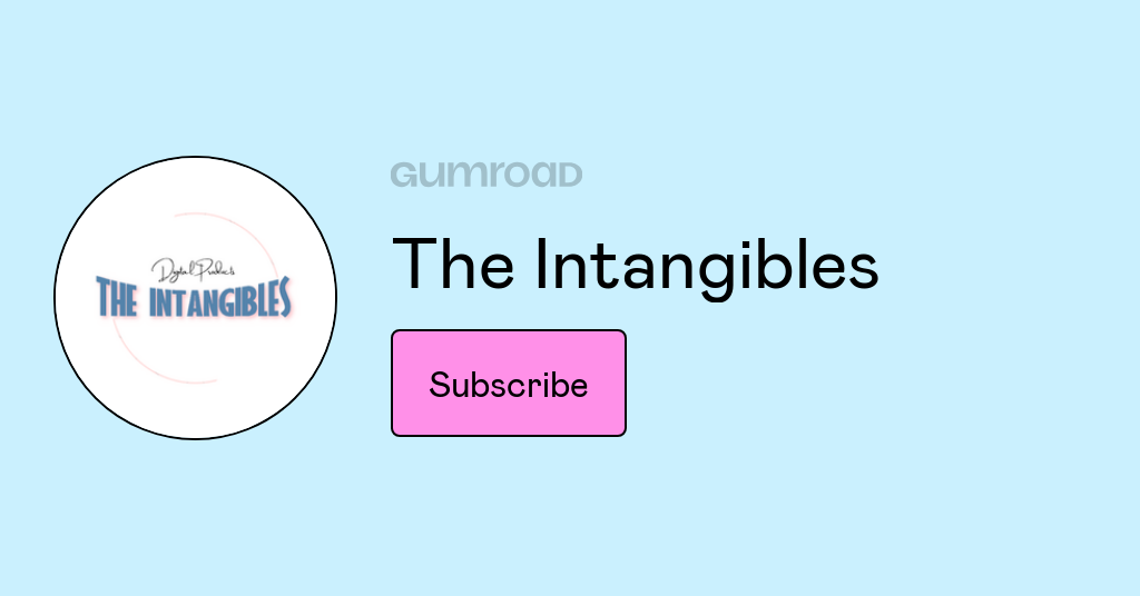The Intangibles