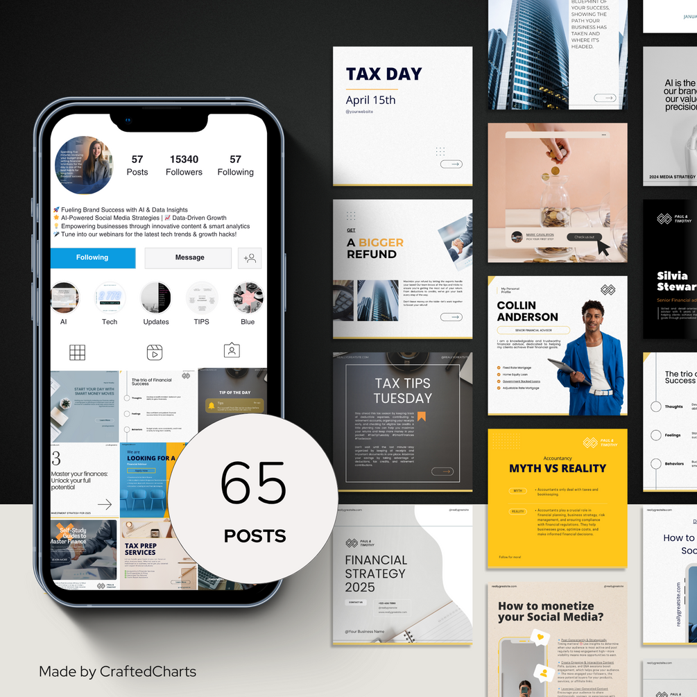 Accounting & Finance Instagram | Tax & Business Posts