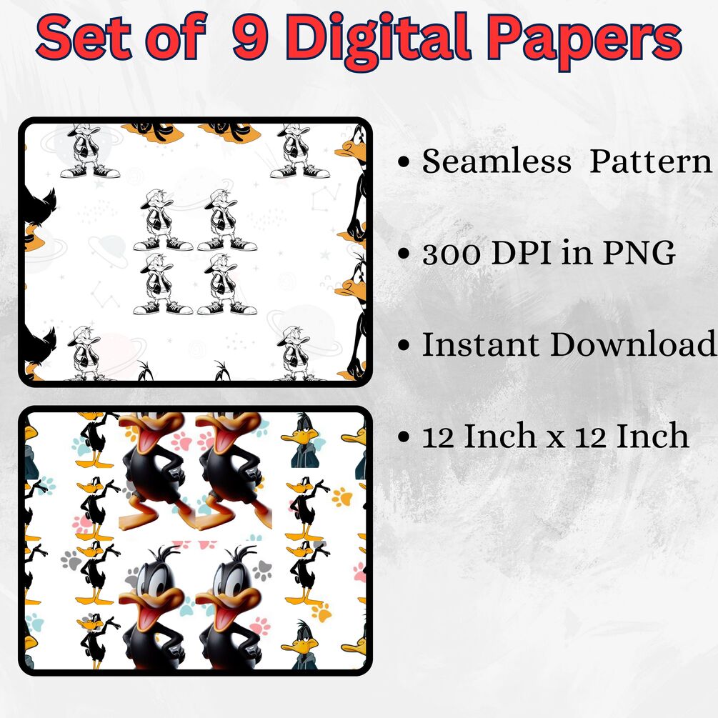 Cartoon Digital Seamless Pattern Texture,Digital Download,Journal Print ...