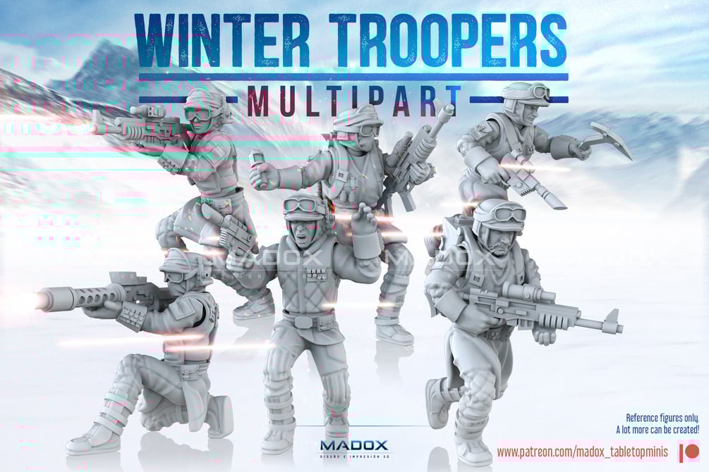 Multipart Alliance Winter Troopers