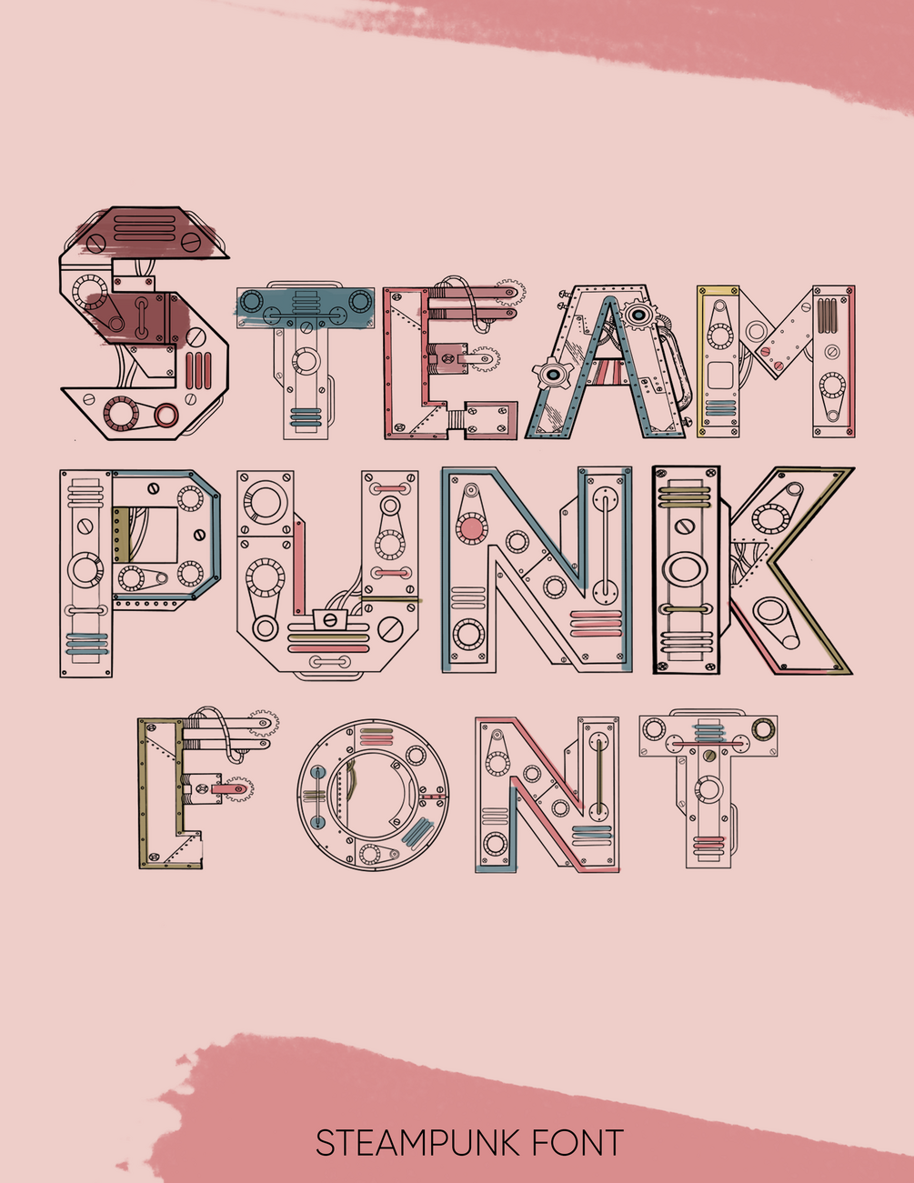 Steampunk Font