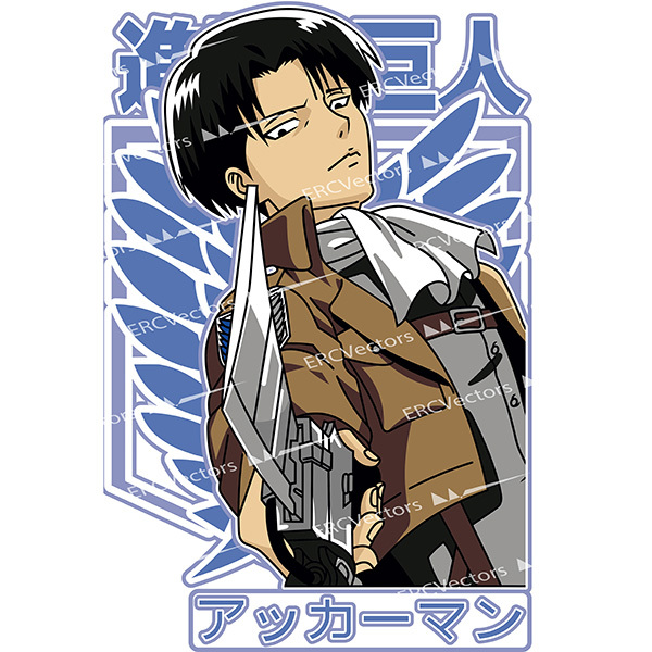 SVG AoT Levi A Vector, PDF , PNG, SVG , AI